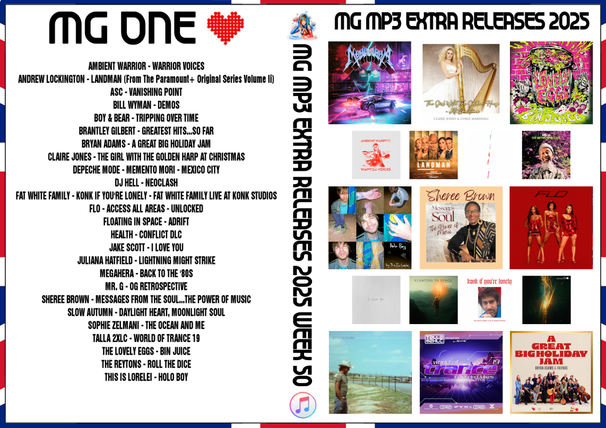 MP3 NEW RELEASES 2025 EXTRA PACK WEEK 50 – SYSTEM18.NET