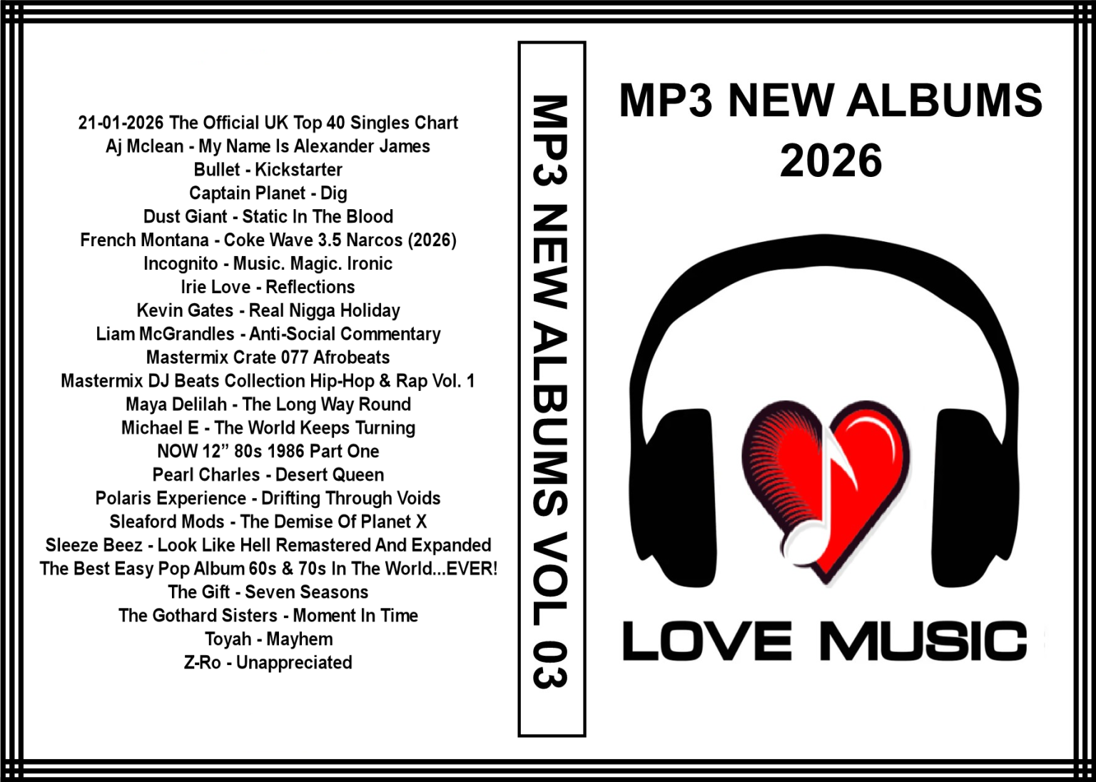 Mp3 New Albums 2026 Week 03 – SYSTEM18.NET