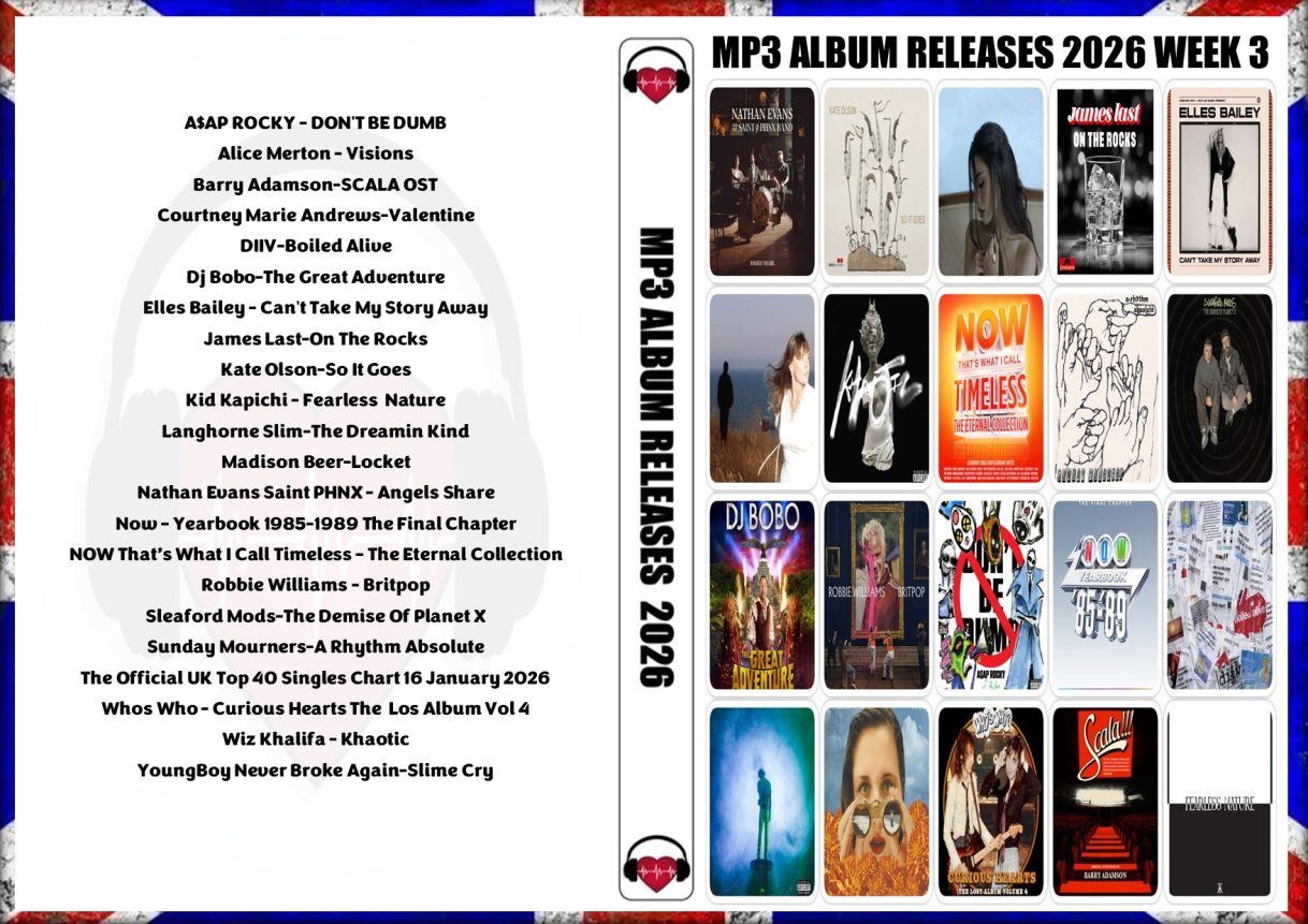 MP3 ALBUM RELEASES 2026 WEEK 3 – SYSTEM18.NET